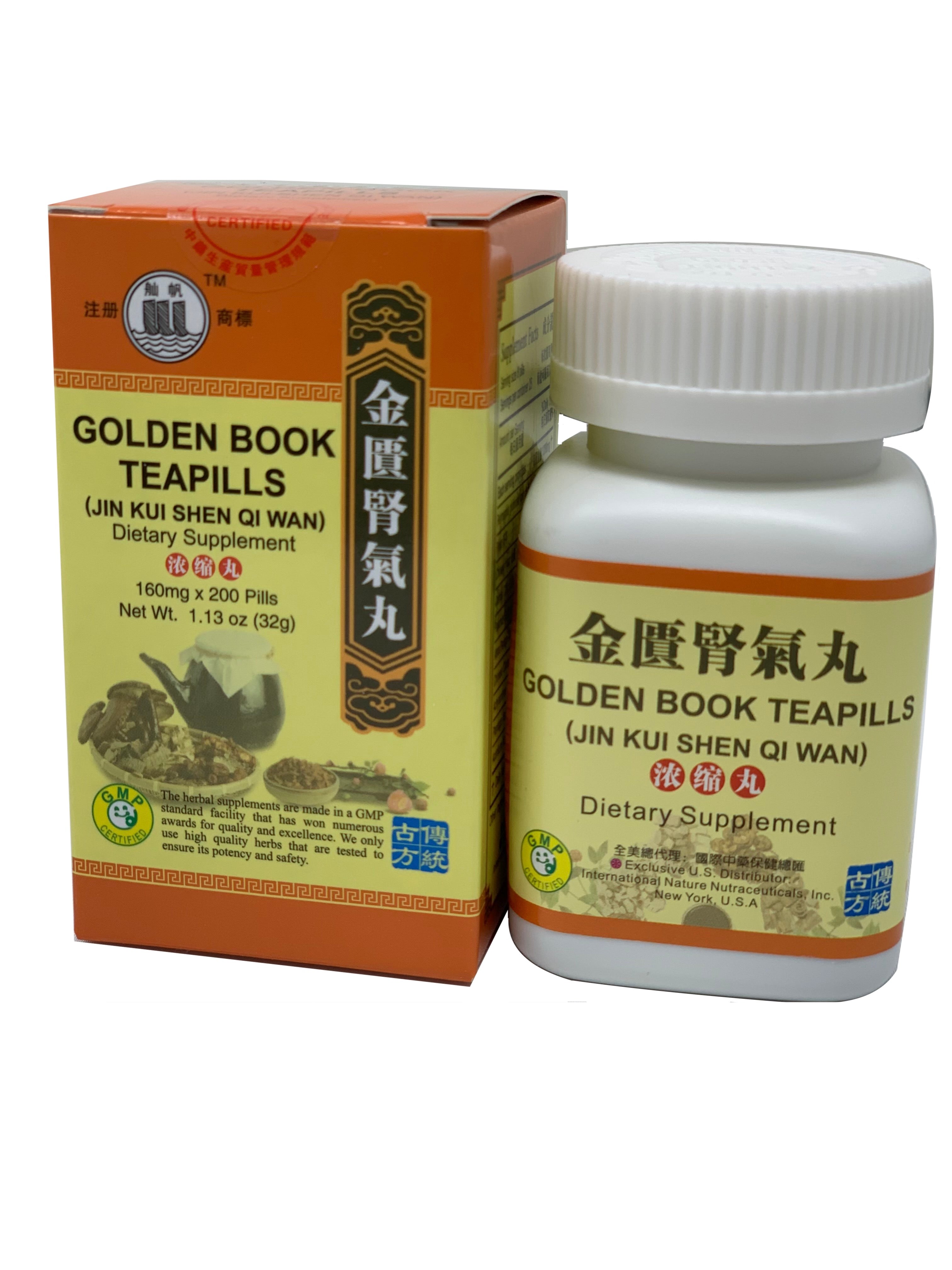 Golden Book Teapills (Jin Kui Shen Qi Wan) - InnHerb